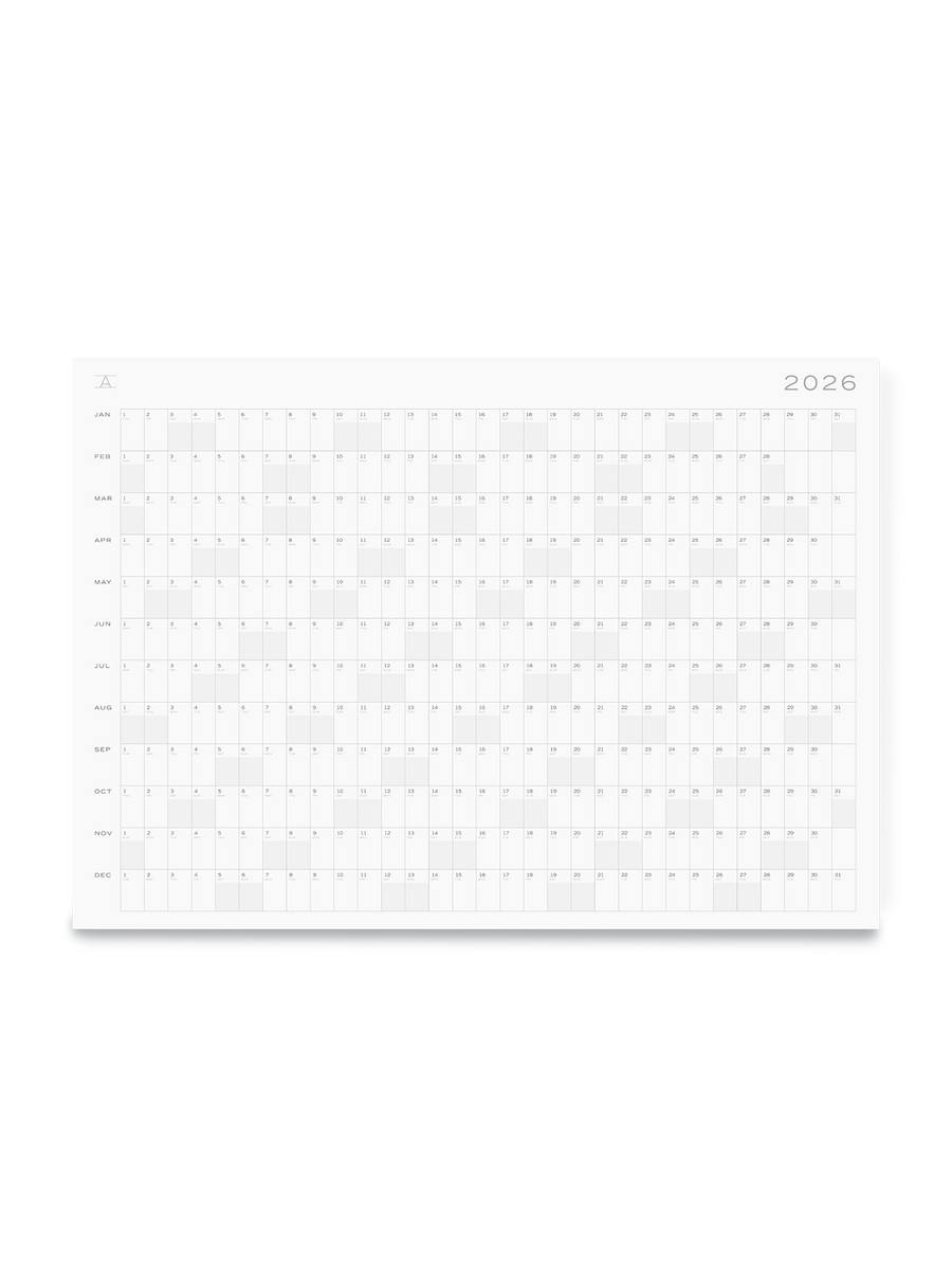 2026 Annual Planning Calendar - 12 Month Calendar - Appointed