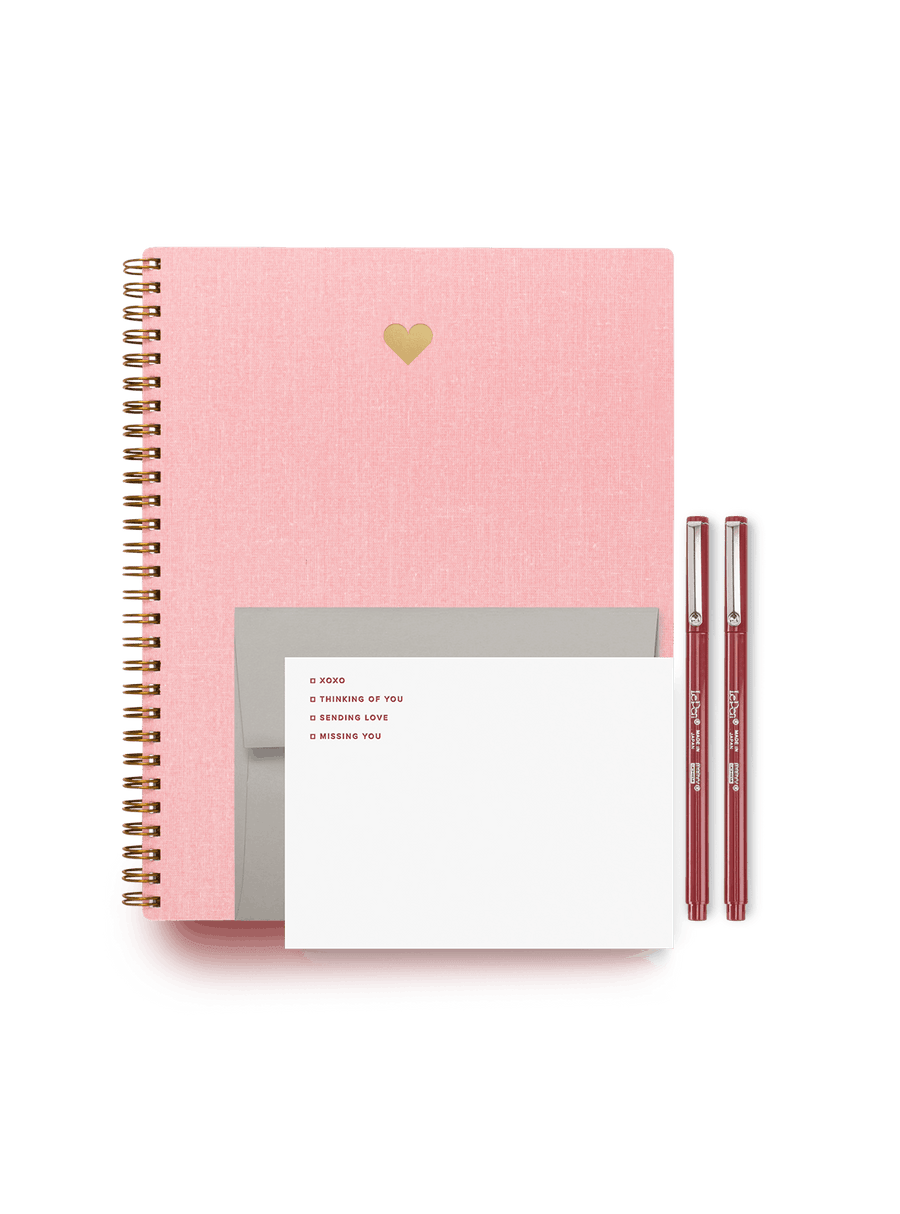 Heart Set – Valentine’s Writing Gift Set – Appointed