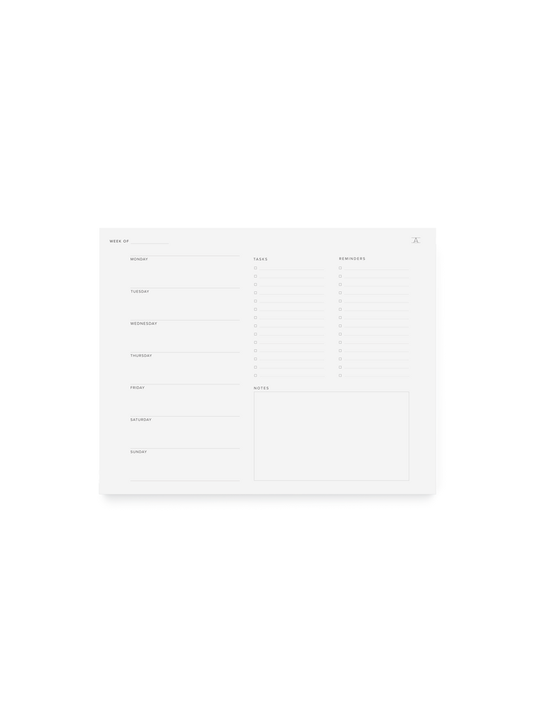 Weekly Task Pad – Appointed