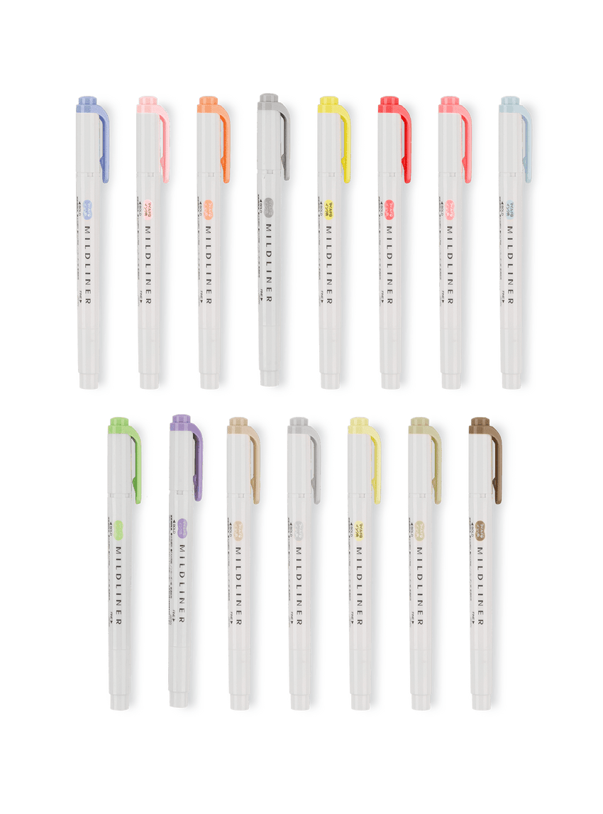 Mildliner Highlighter - Double-Sided Chisel & Fine Tip - Appointed